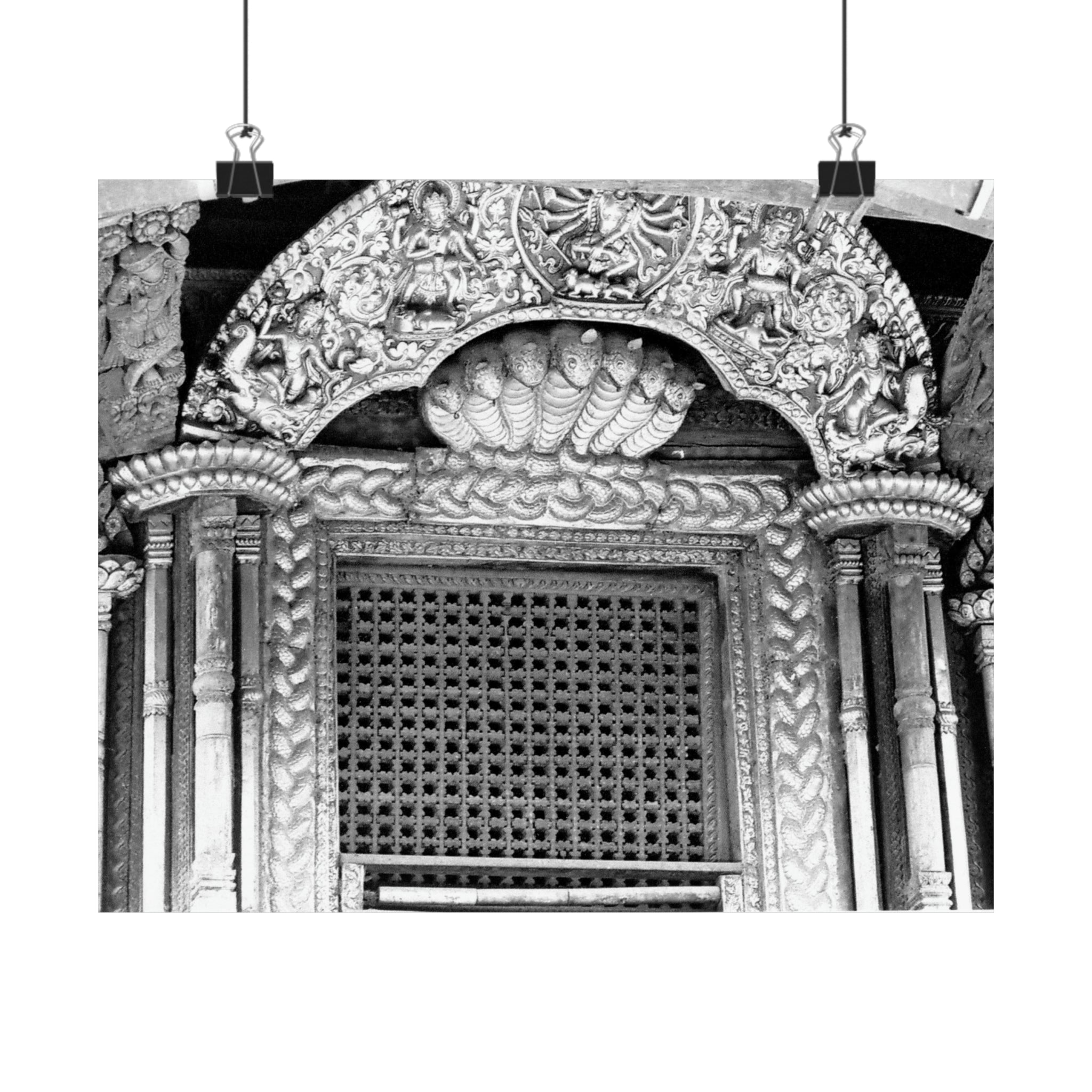 8 - Royal Window Grate Covering Detail - Patan Nepal, Durbar Square ...